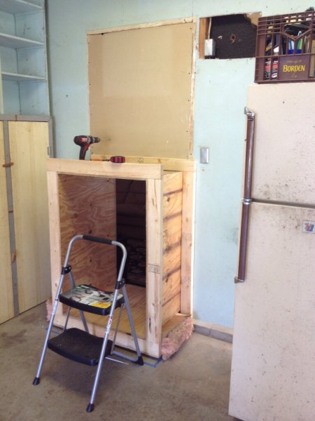 Pass thru wood cabinet | Firewood Hoarders Club