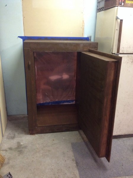 Pass thru wood cabinet | Firewood Hoarders Club