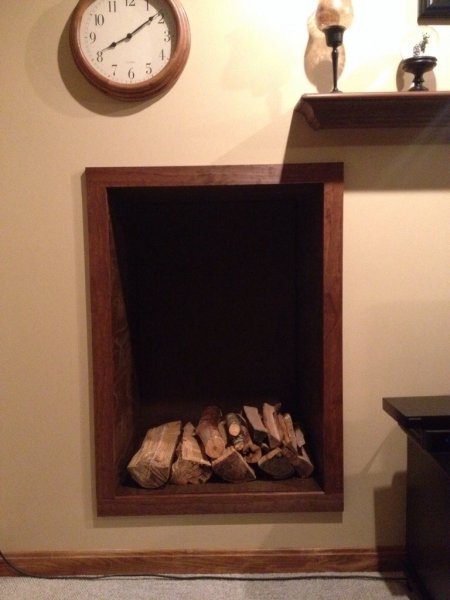 Pass thru wood cabinet | Firewood Hoarders Club