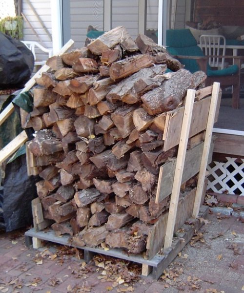 Pallet racks for firewood changed how I make em | Firewood Hoarders Club