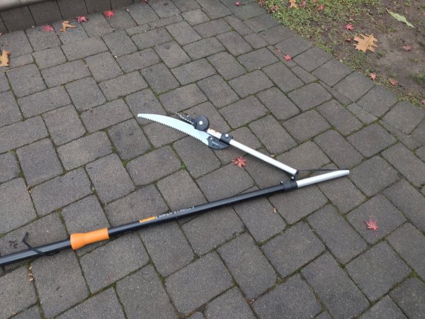 Fiskars Power Stroke Pole Saw | Firewood Hoarders Club