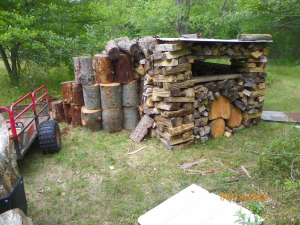 Getting started making a new type of hunting blind. | Firewood Hoarders ...